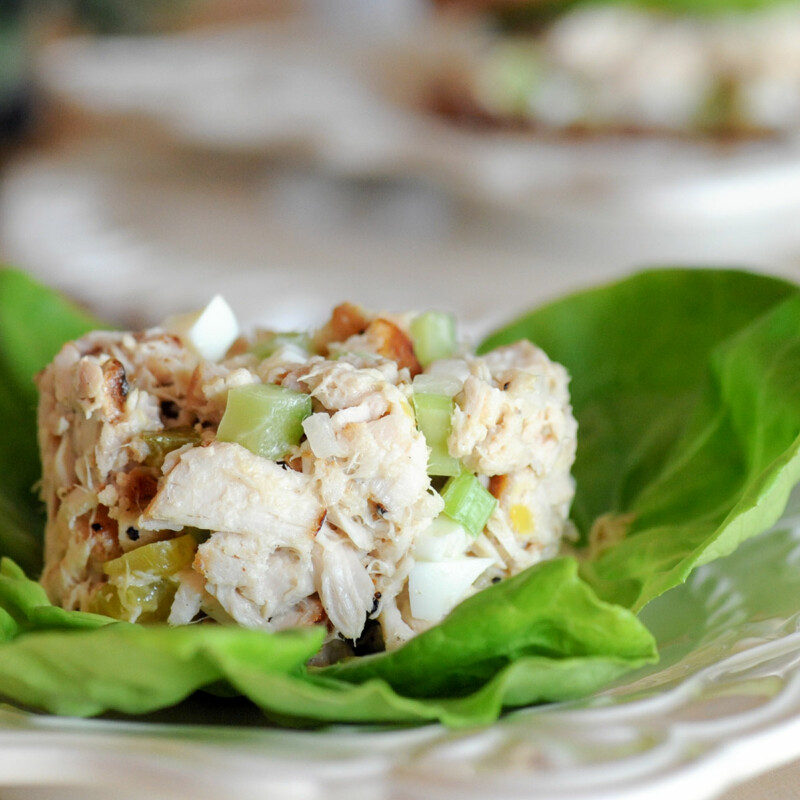 Grilled Tuna Salad with Fresh Albacore Tuna Steaks