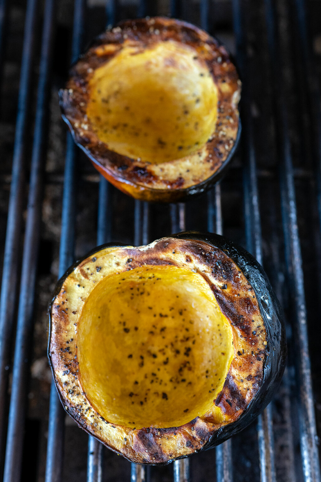 Grilled Acorn Squash Halves - Girls Can Grill