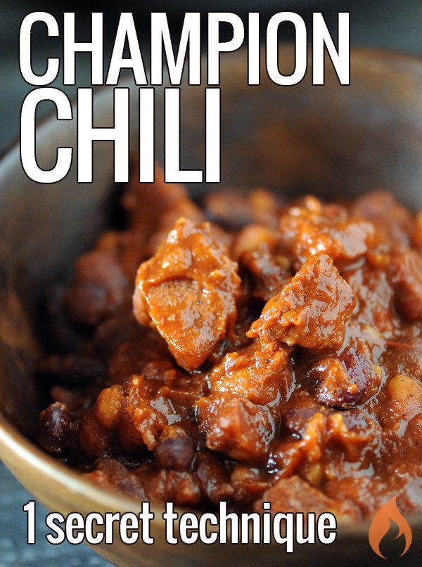 Champion Chili Recipe with Smoked Tri-Tip - Girls Can Grill