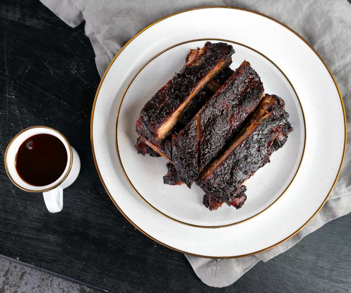 Fall-off-the bone smoked 3-2-1 Ribs - Girls Can Grill