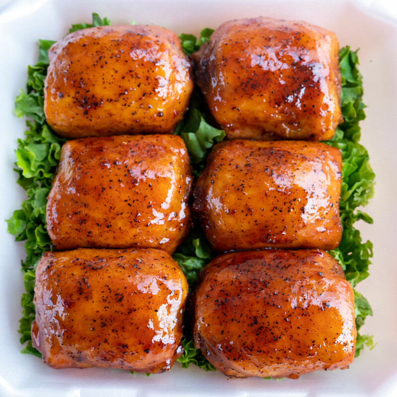 Competition Chicken Thighs | Step-By-Step Photos | Girls Can Grill