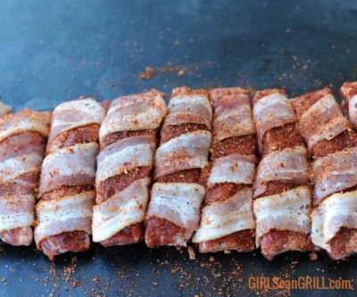 Maple Brown Sugar Bacon Ribs - Girls Can Grill