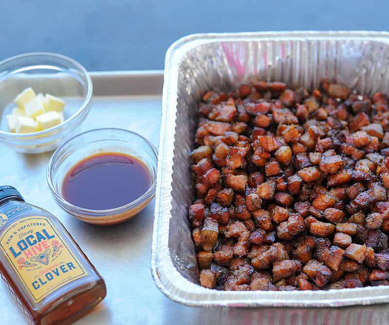 Pork Belly Candy (Baby Pork Belly Burnt Ends) - Girls Can Grill