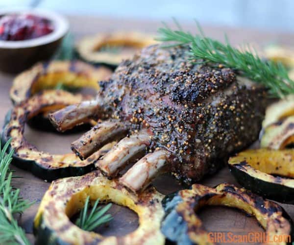 Reverse Seared Pork Prime Rib Roast - Girls Can Grill