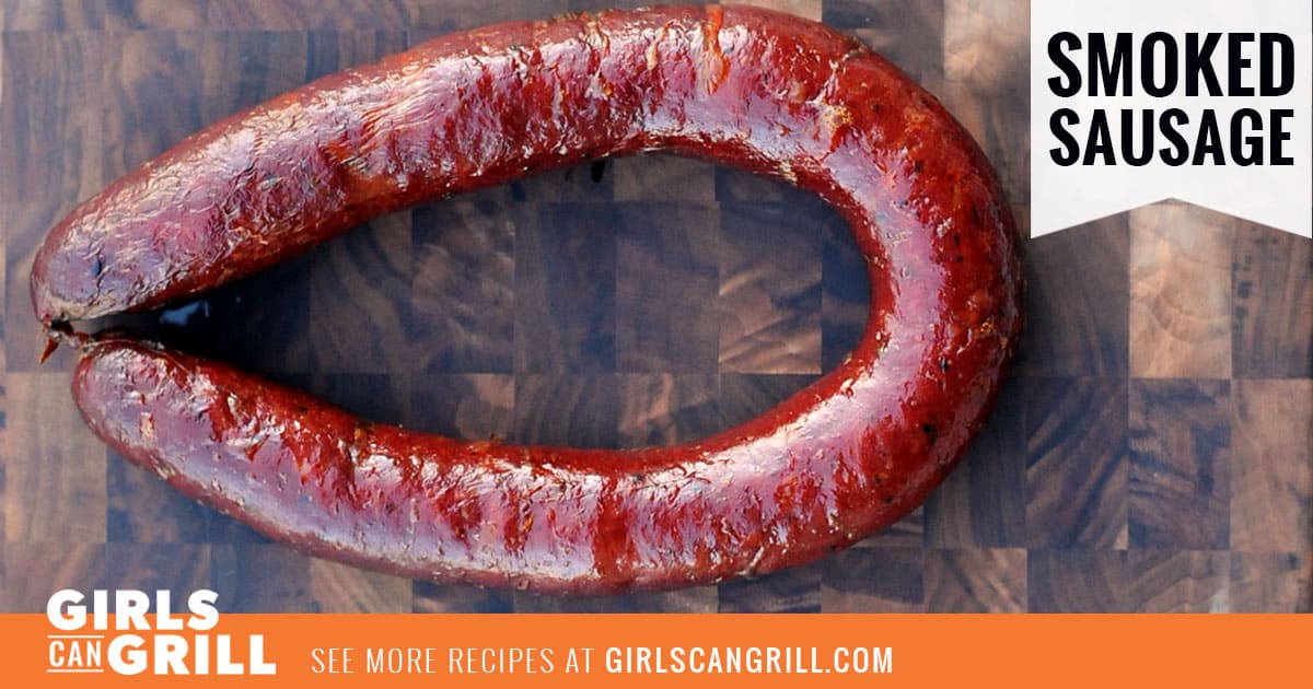 How to Make Smoked Beef Sausage + Video - Girls Can Grill