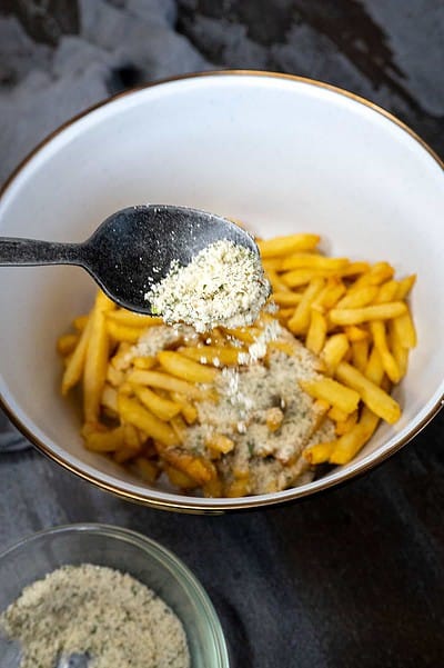 Garlic Parmesan Ranch Air Fryer Frozen Fries - Girls Can Grill