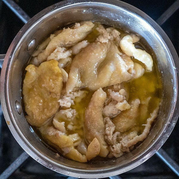 How to make chicken schmaltz and gribenes - Girls Can Grill