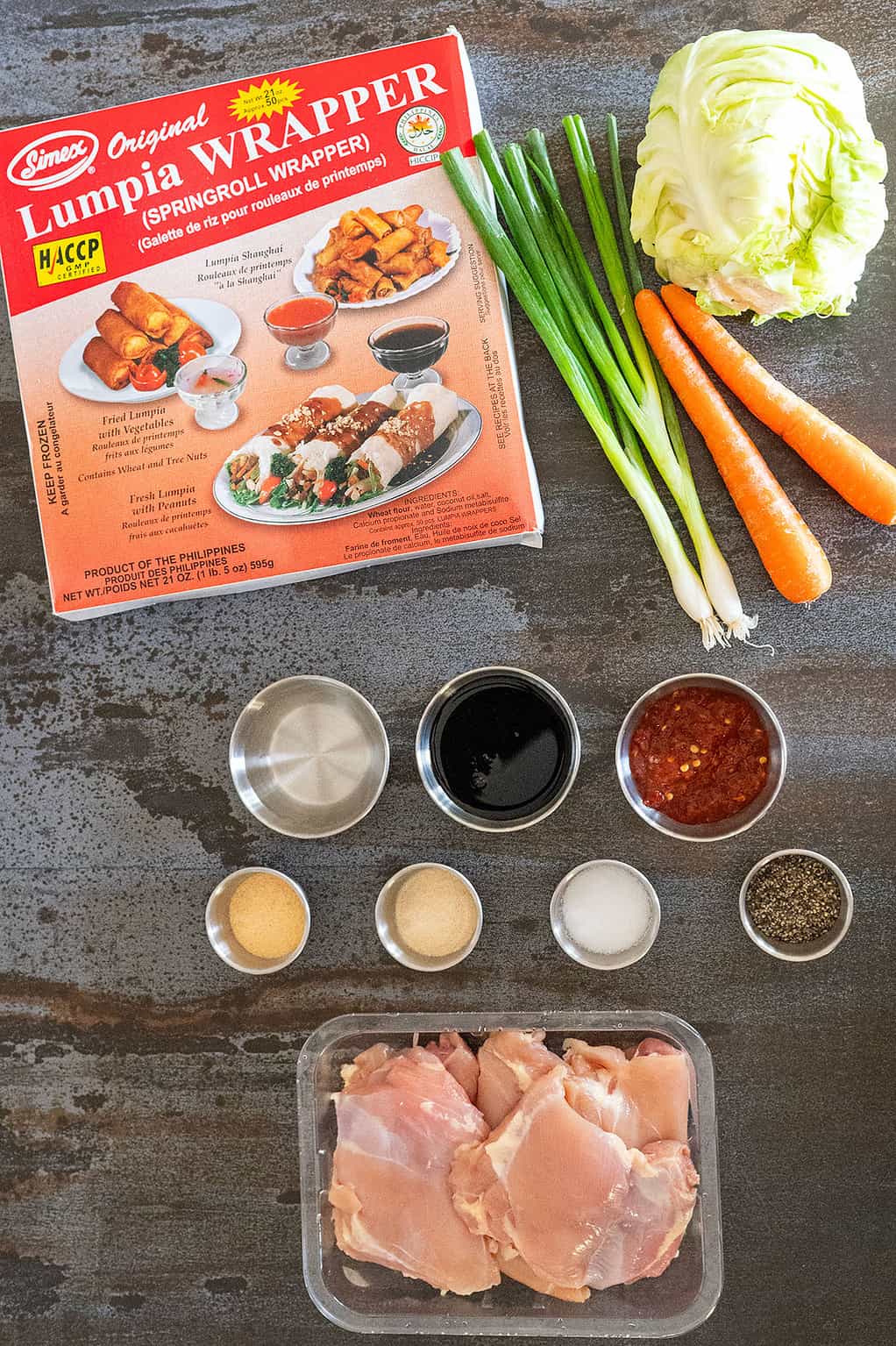 Filipino inspired grilled chicken lumpia recipe - Girls Can Grill