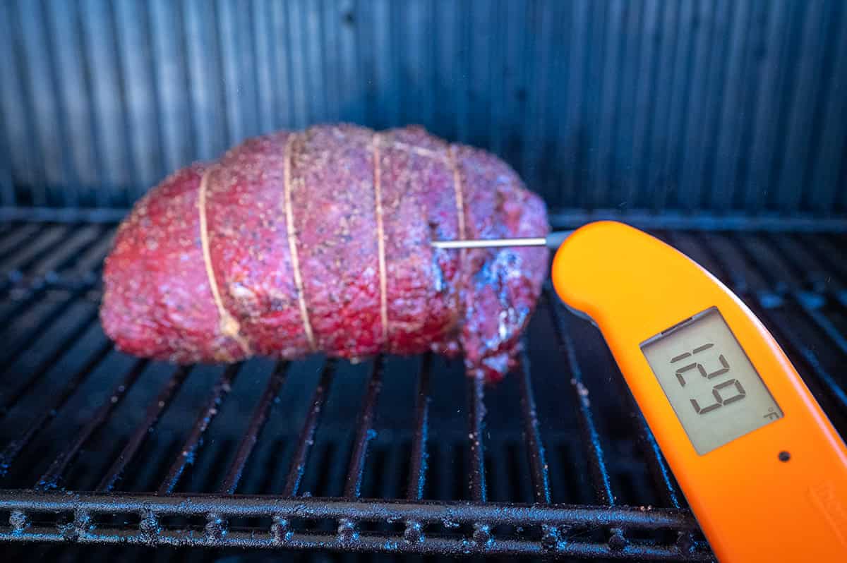 Smoked Top Round Roast - Girls Can Grill