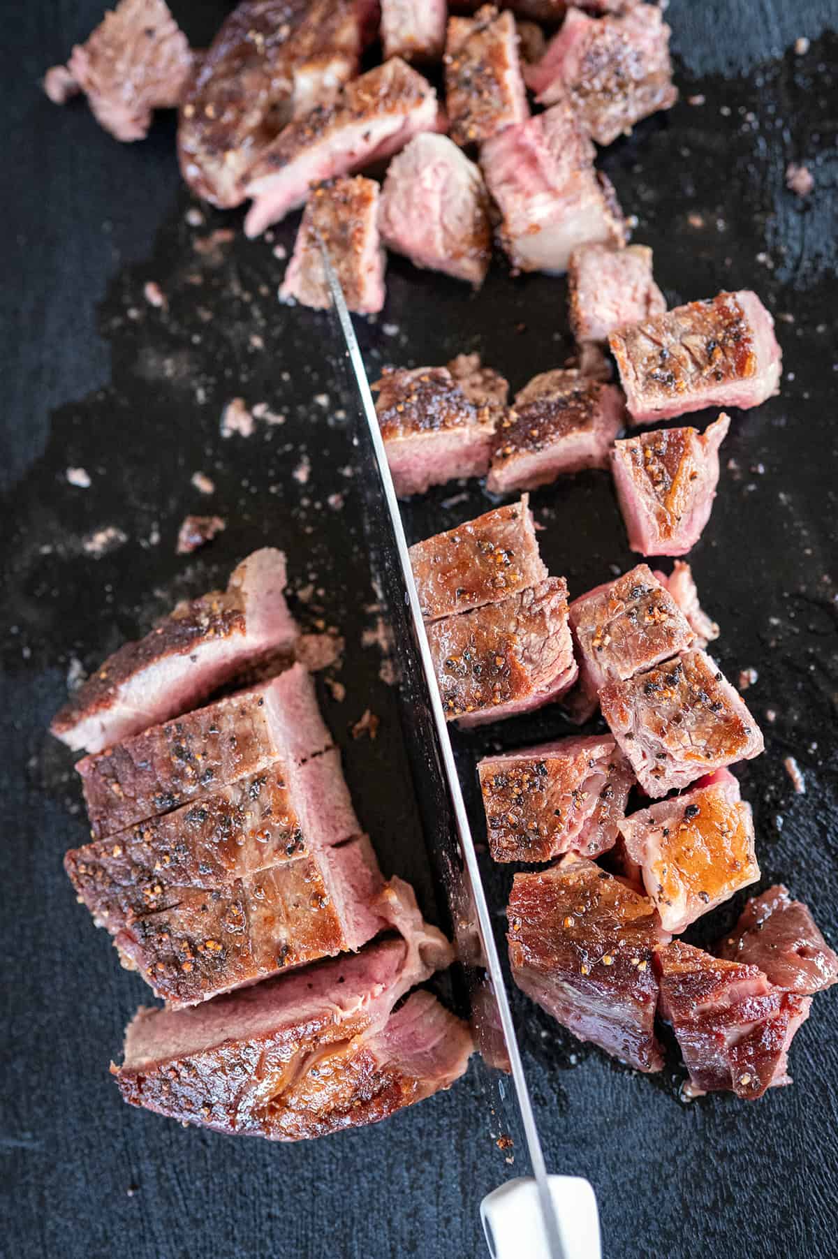 Garlic Butter Steak Bites - Girls Can Grill