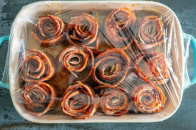 Smoked Hot Honey Ham and Cheese Roses - Girls Can Grill