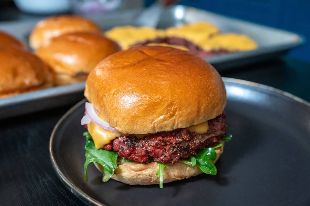 Reverse Sear Burgers (Smoked + Grilled) - Girls Can Grill